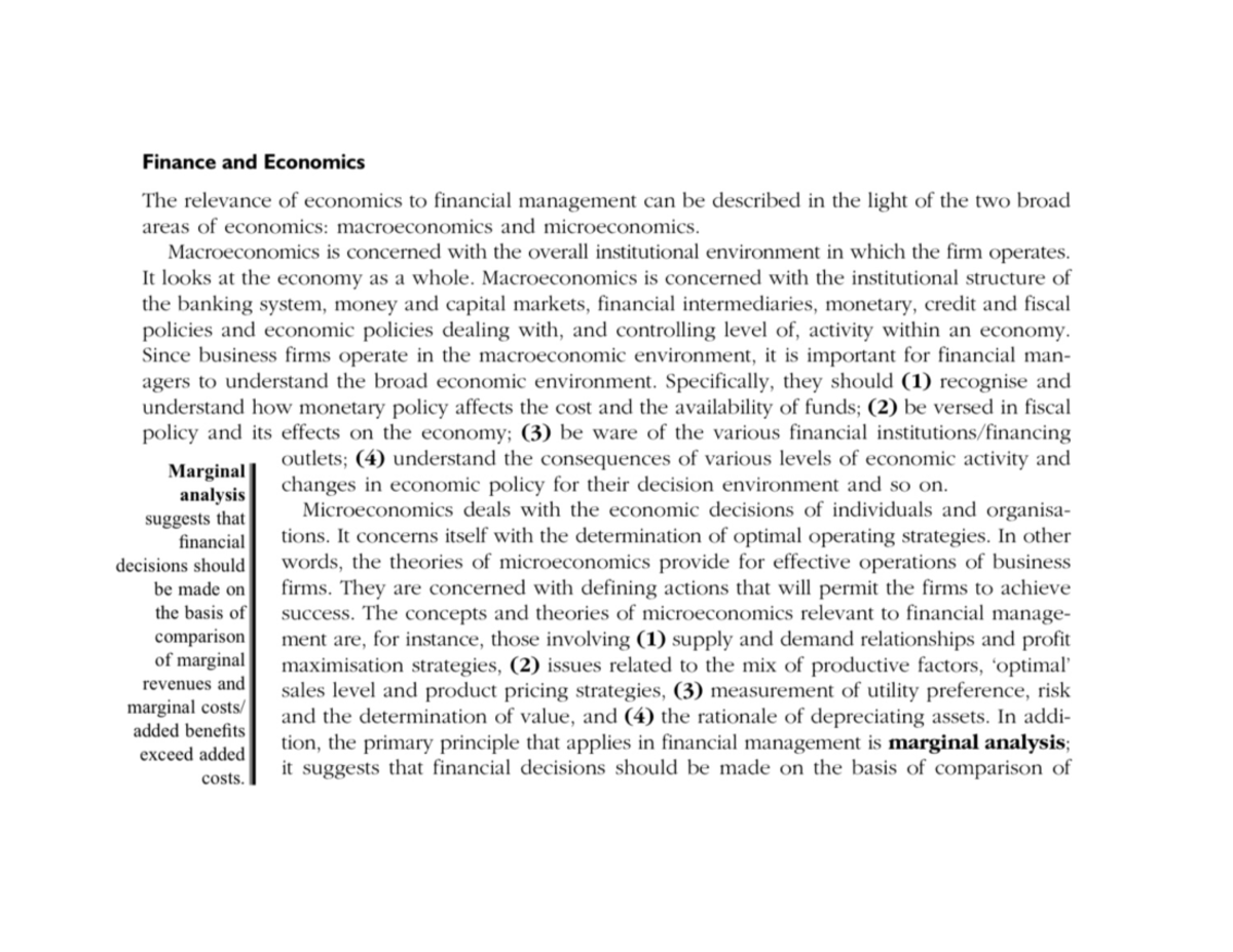 Finance and Related Disciplines - Financial Management - Studocu