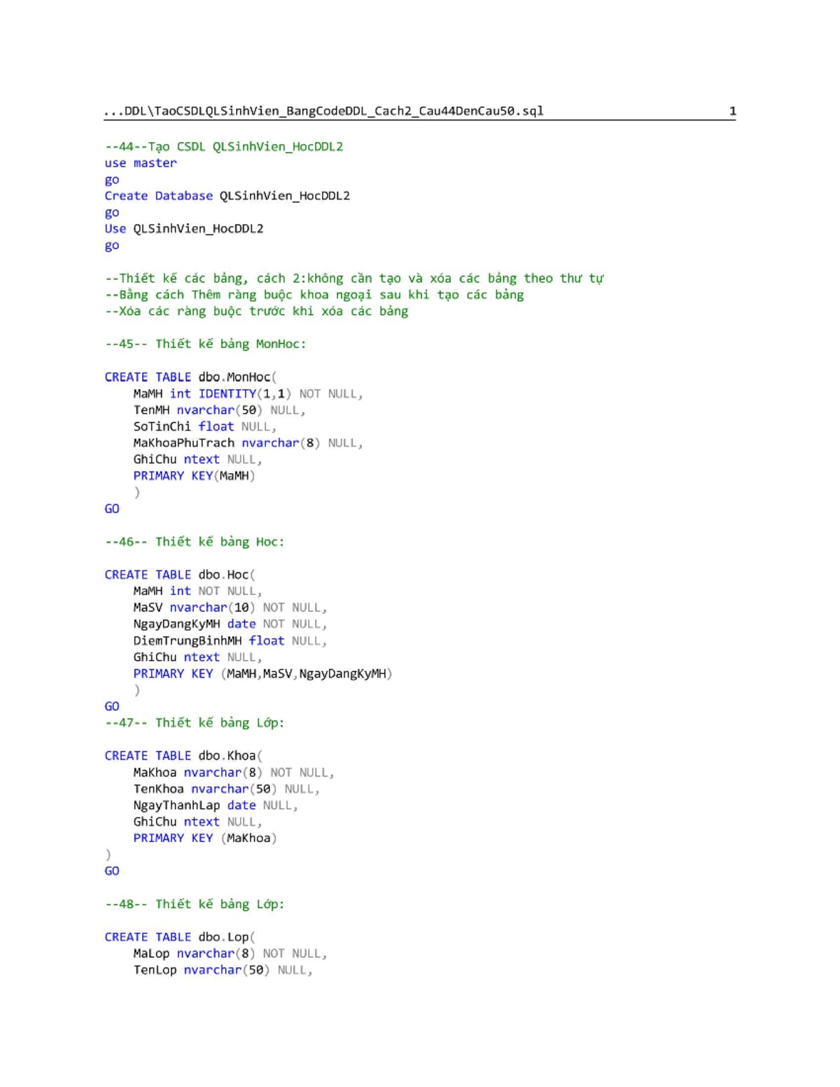 Cach2 44-50 SQL - Database - Studocu