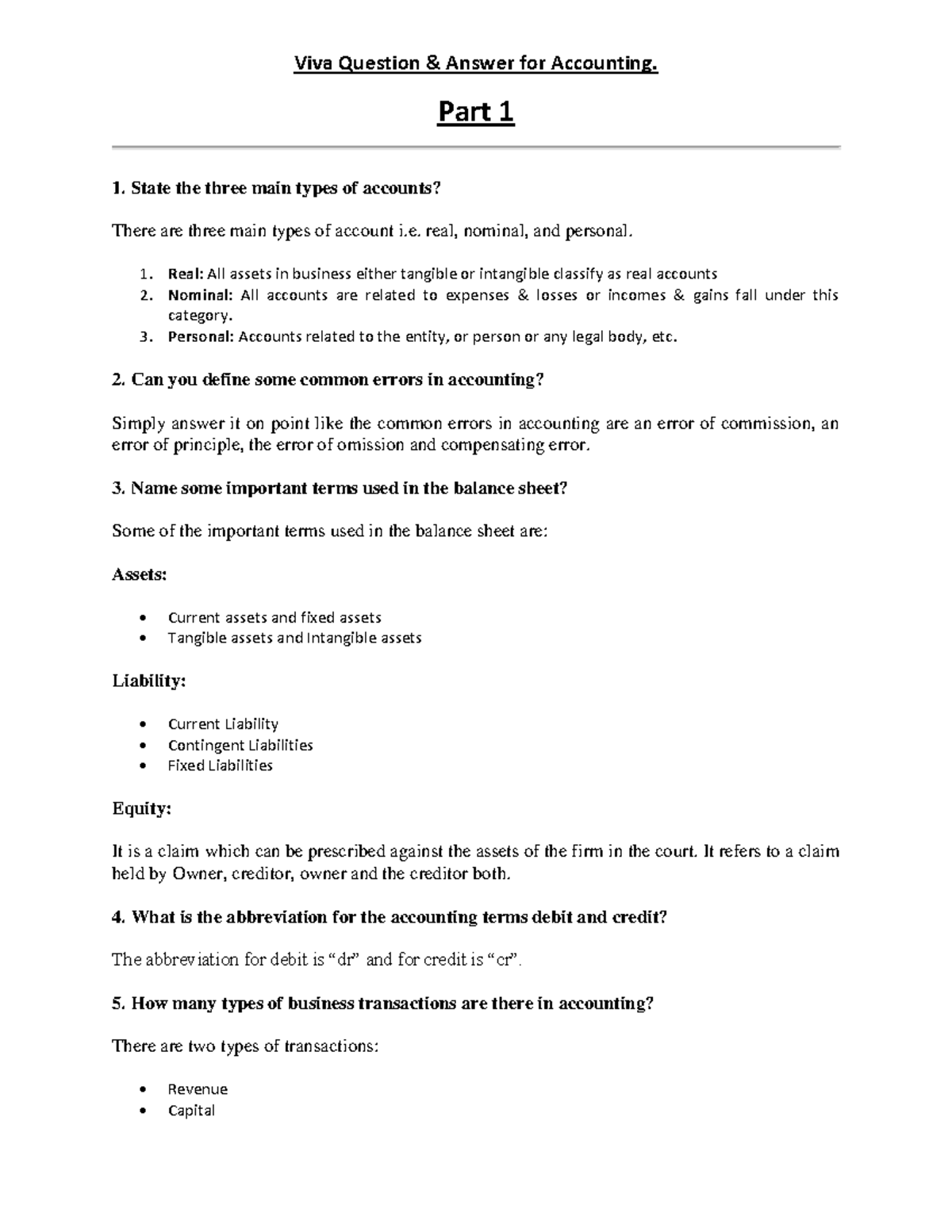 Viva Question - It's too much vital for viva vice. - Viva Question ...