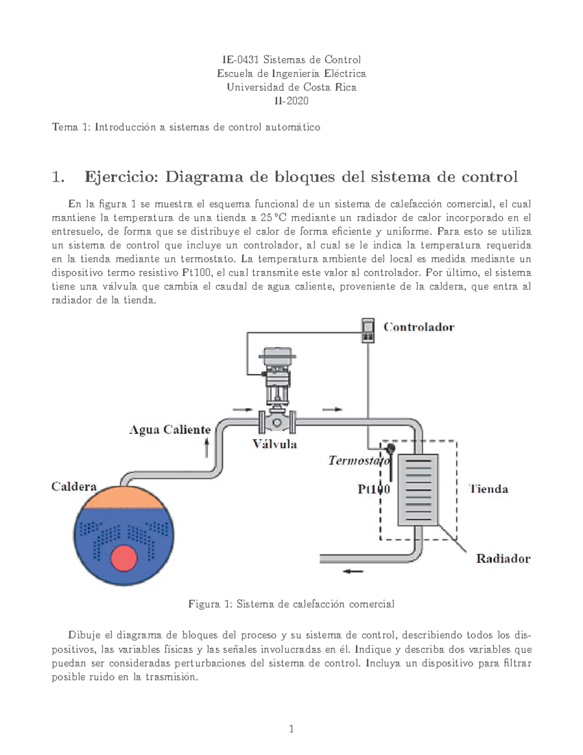 Diagrama A Bloques De Un Sistema De Control Por Computadora
