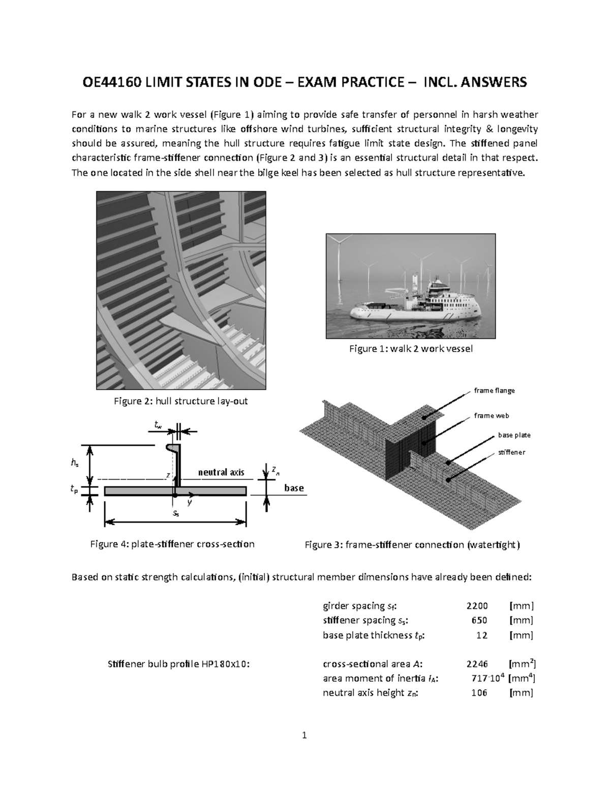 OE44160 Fatigue Exam Practice Answers - OE44160 LIMIT STATES IN ODE ...