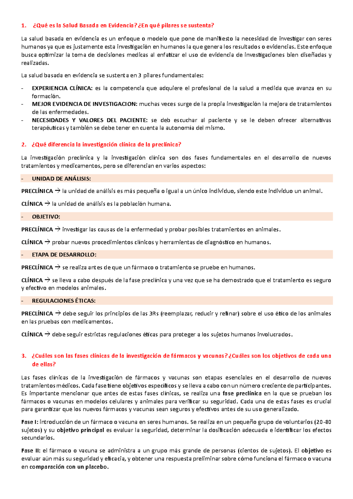 GUIA 2 respuestas - knln - ¿Qué es la Salud Basada en Evidencia? ¿En ...