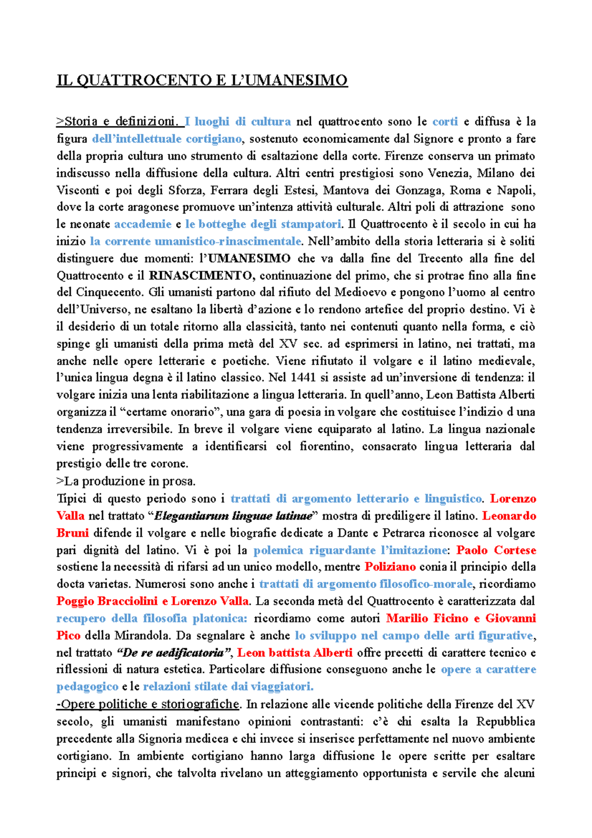 Analisi dei due movimenti culturali: L' Umanesimo E IL Rinascimento ...
