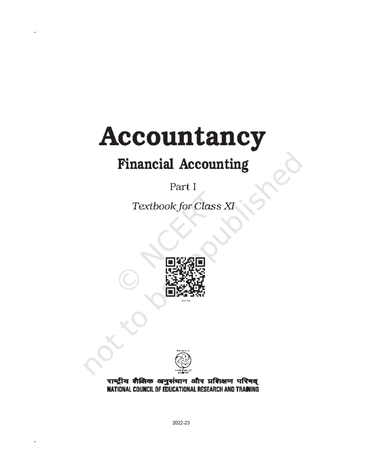 Keac1ps - Accountancy Financial Accounting Part I Textbook for Class XI ...