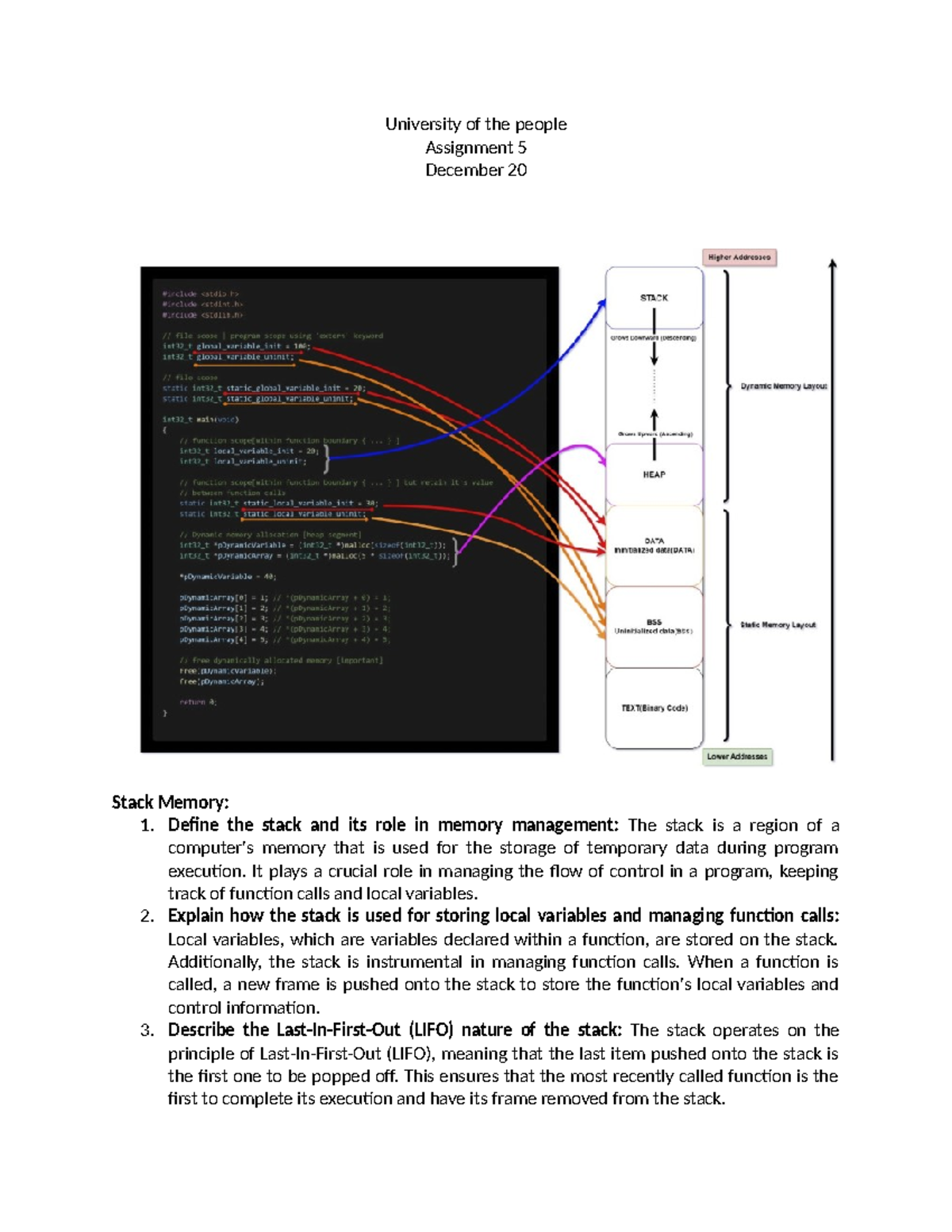 University of the people assingment 5 - University of the people ...