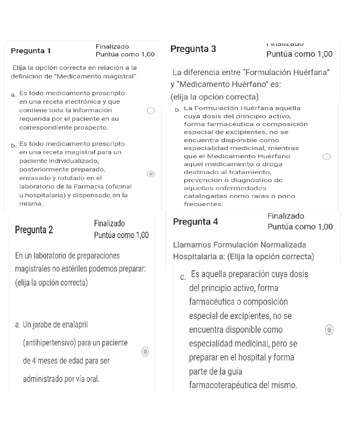 FT4 - Cuestionario - Introducción Farmacia Hospitalaria - Studocu