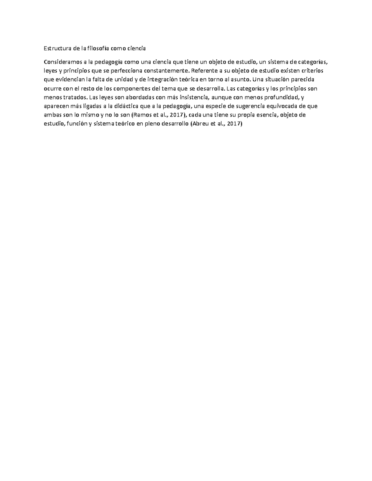 Estructura de la filosofía como ciencia - Estructura de la filosofía ...