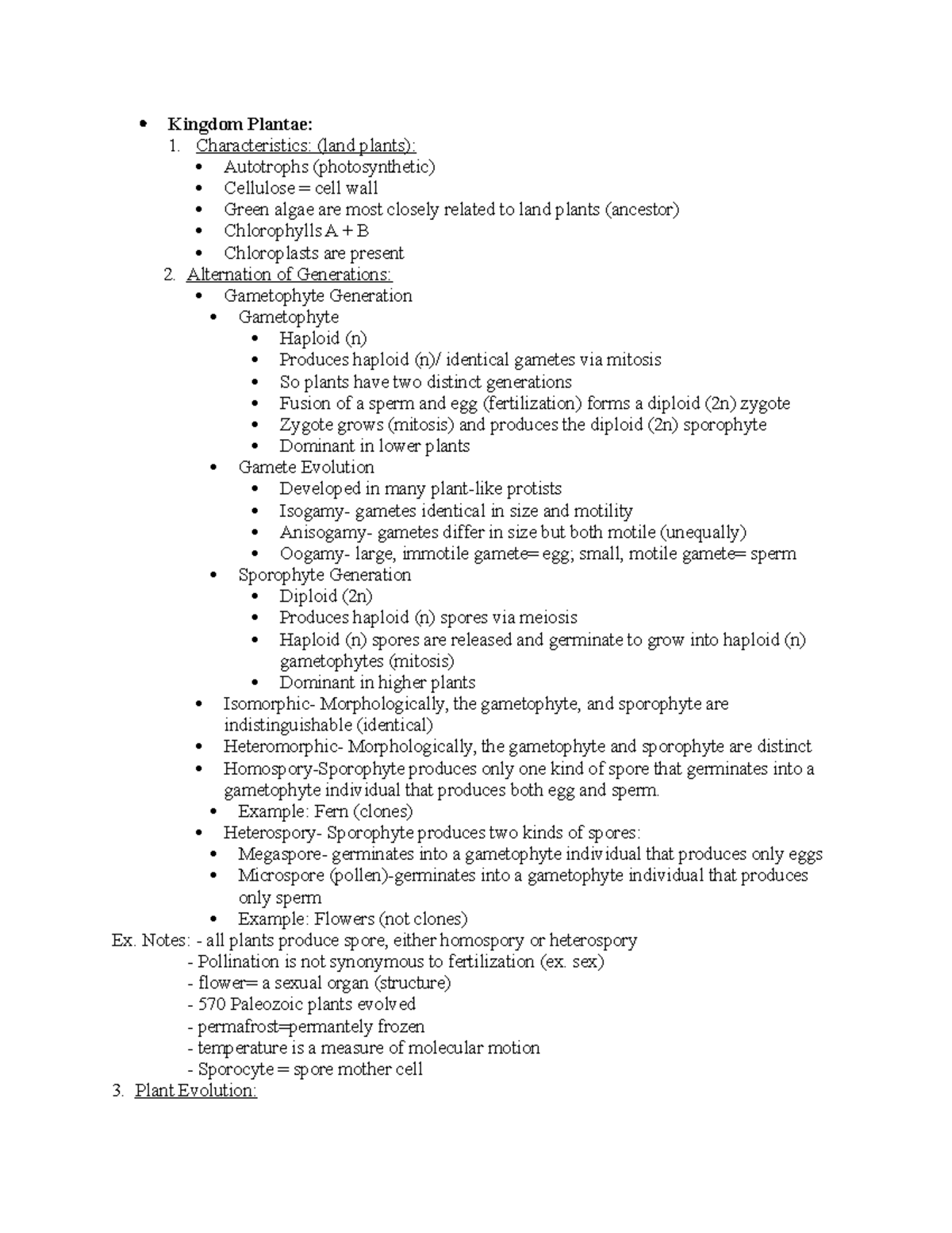 biodiversity kingdom plantar - Kingdom Plantae: 1. Characteristics ...
