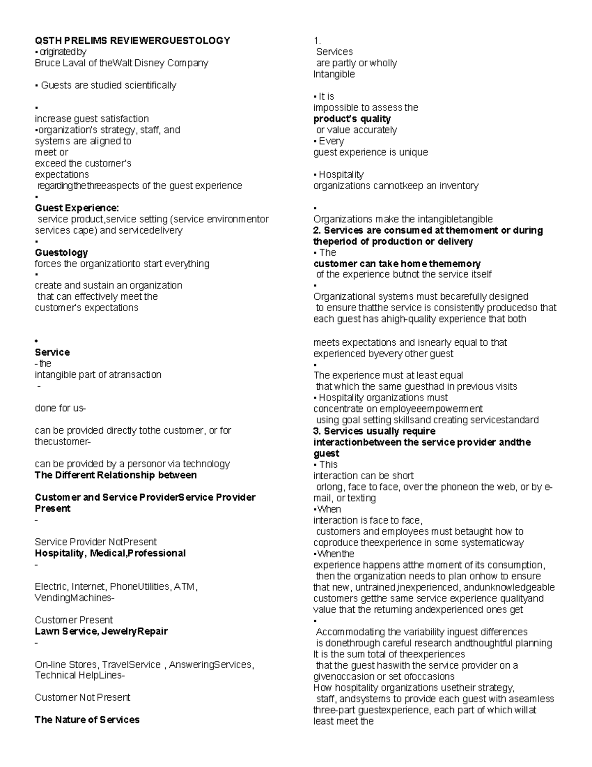 QSTH Reviwer - prelim reviewer - QSTH PRELIMS REVIEWERGUESTOLOGY ...