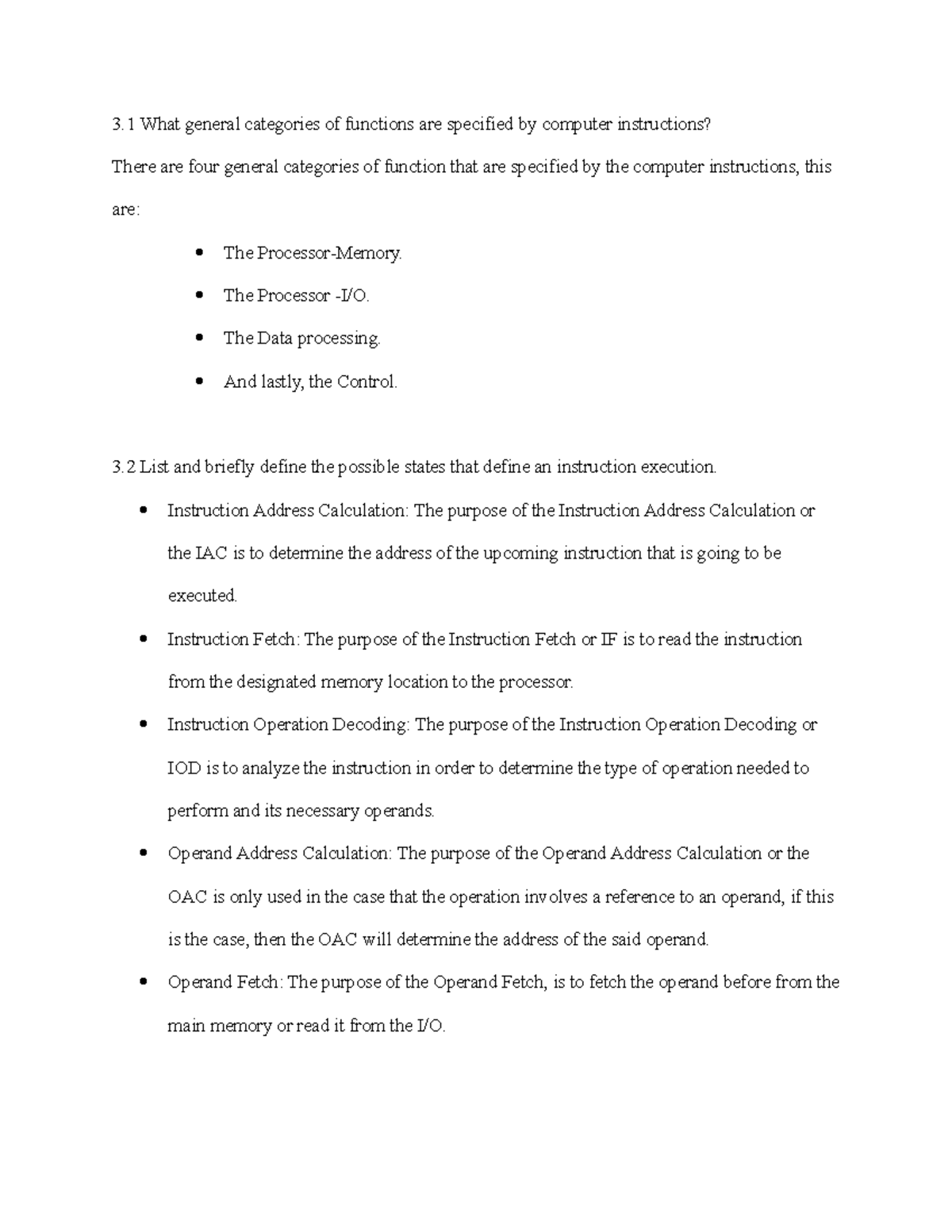 Chapt 3 Bookwork 3 What General Categories Of Functions Are Specified chapt-3-bookwork-3-what-general-categories-of-functions-are-specified