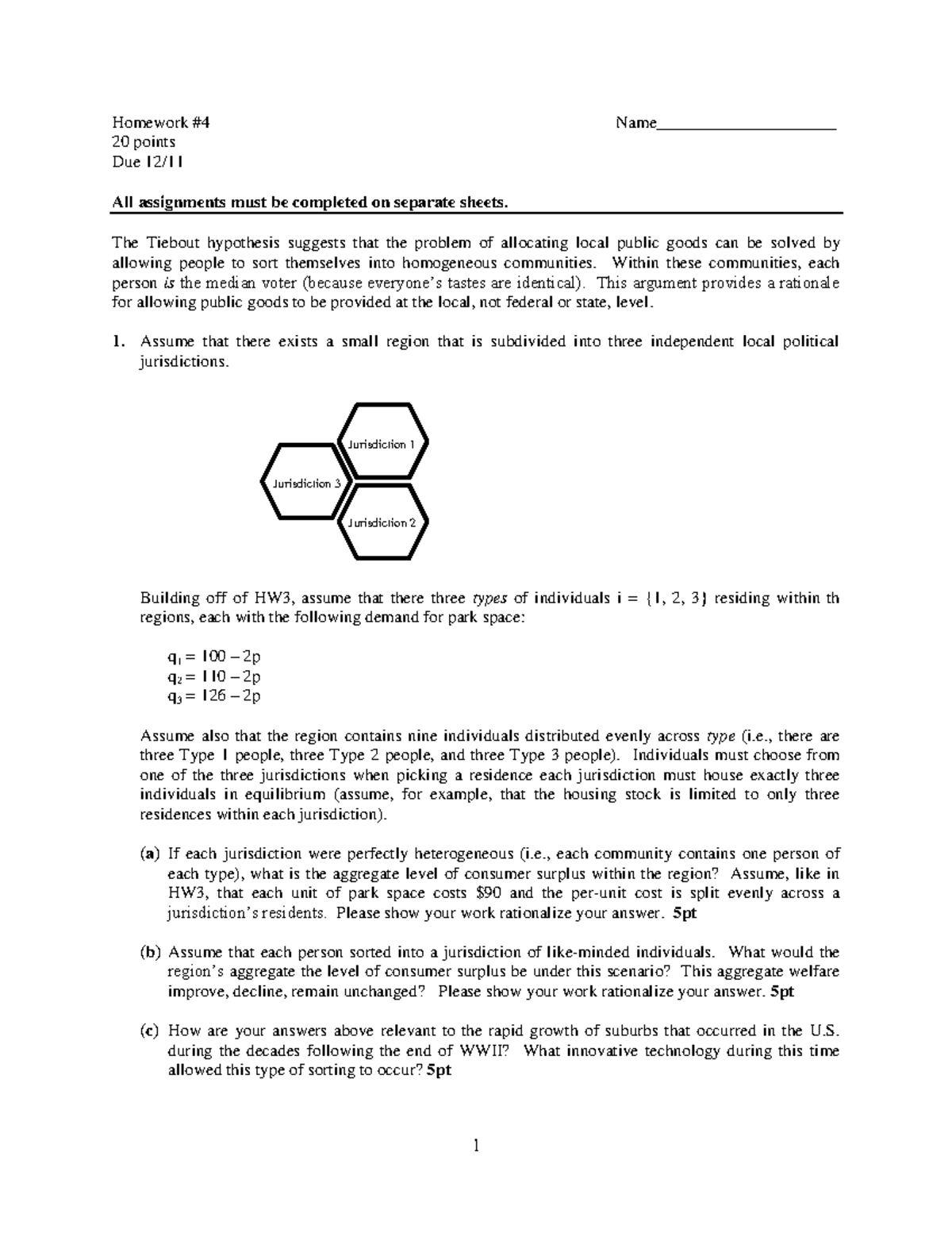 HW4 (4) - Homework - 1 Homework #4 Name_____________________ 20 points ...