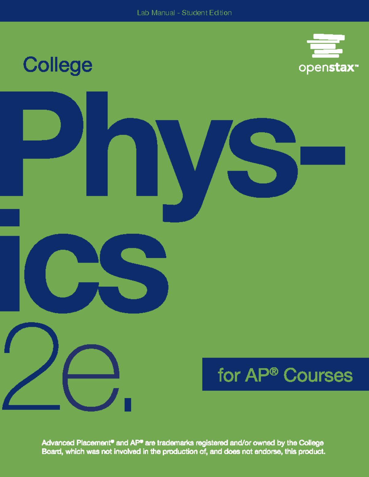 College Physics for AP® Courses 2e - Lab Manual (Student Version) - ####### Lab Manual - Student ...