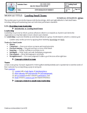 HNS L-5 Develop Computer Keyboard Skill - Module Title: Develop Computer Keyboard Skill Module ...