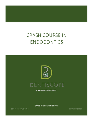 Implant course - dental anatomy - Not the final edition but it is just ...