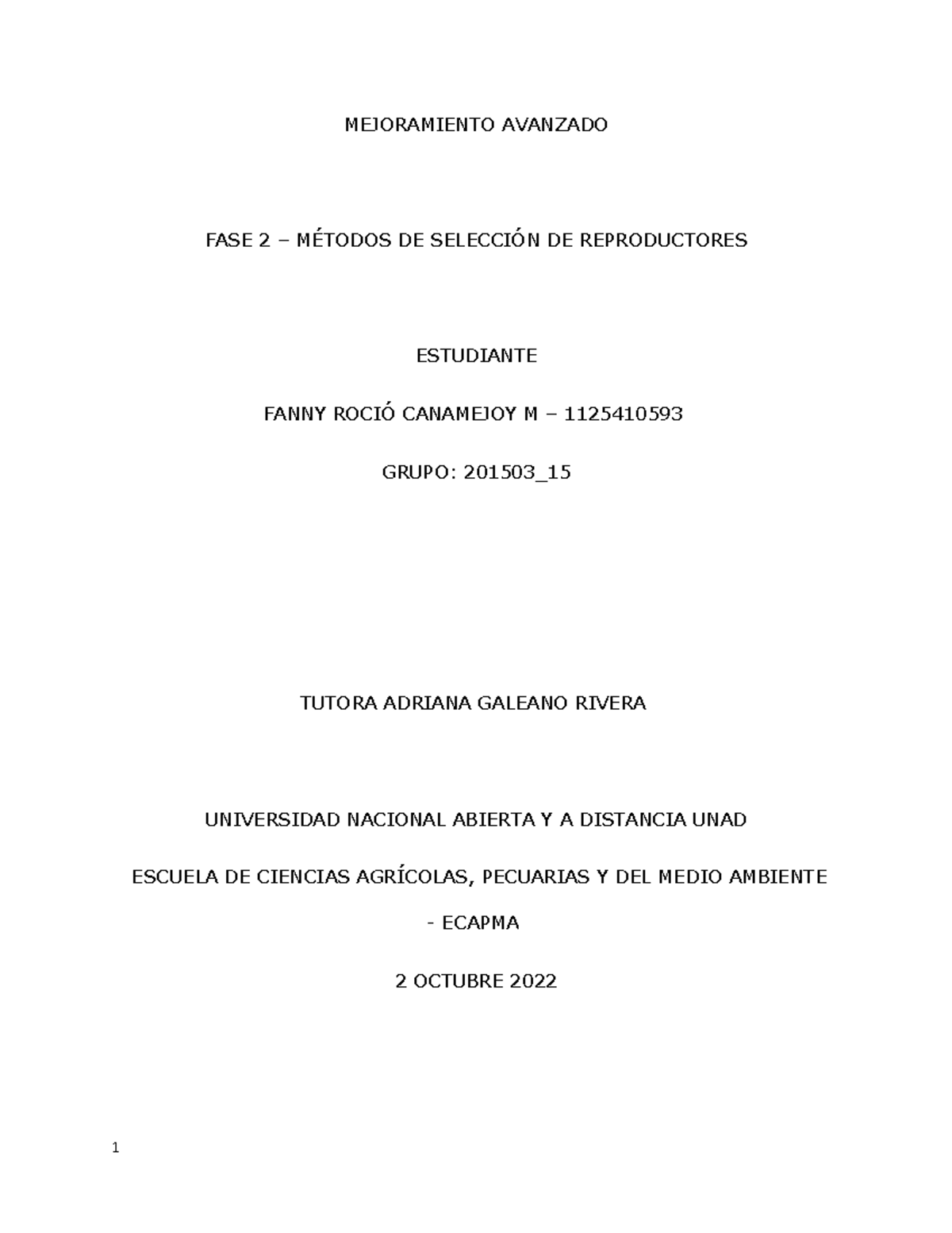 Fase 2- Fanny Rocio Canamejoy - MEJORAMIENTO AVANZADO FASE 2 – MÉTODOS ...