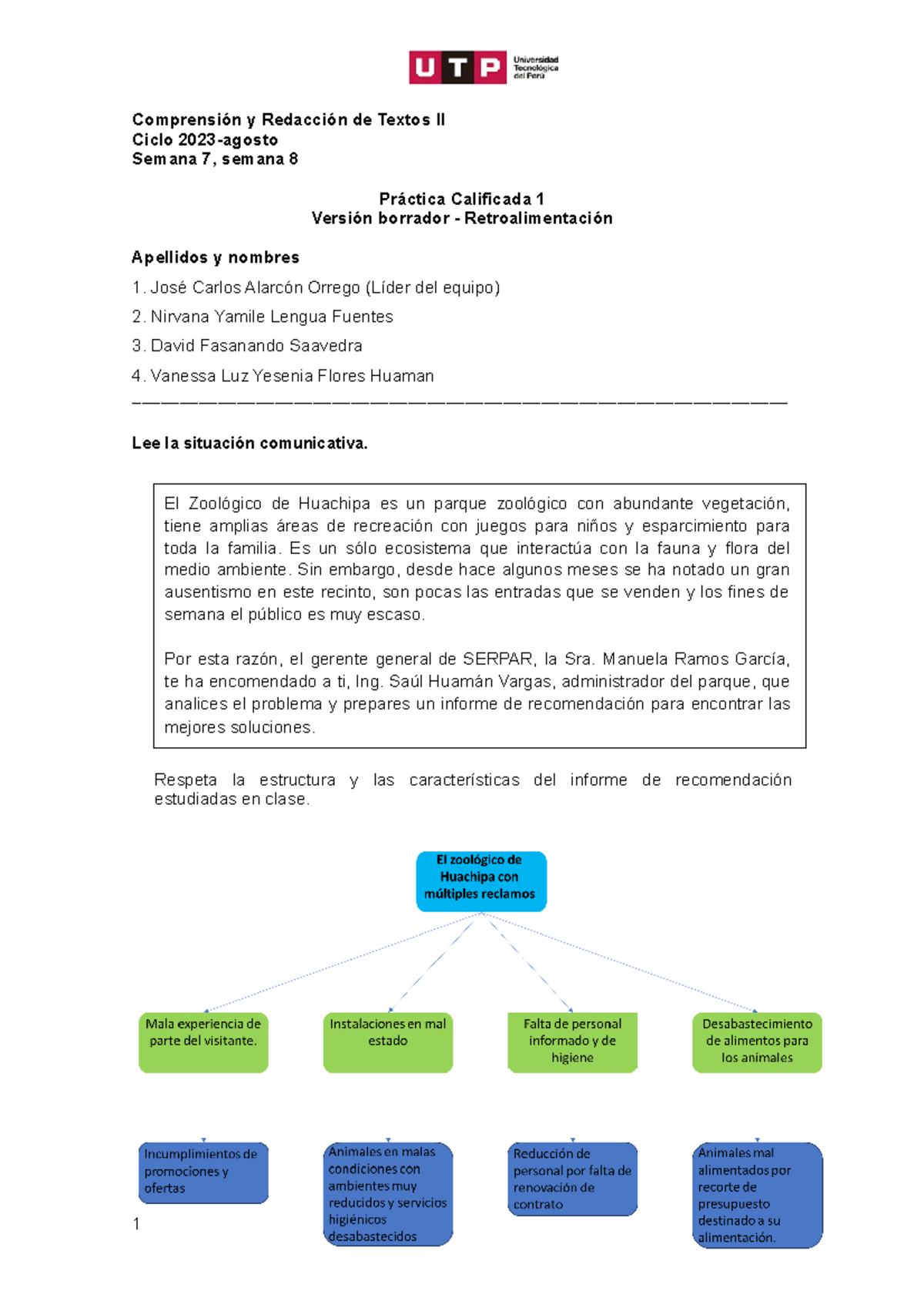 S07 y S08 - Formato PC1 versión borrador retro - Comprensión y Redacción de Textos II Ciclo ...
