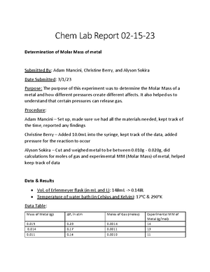 Acid-Base Titrations with Chemical Indicators Lab Report 02-01-23 ...