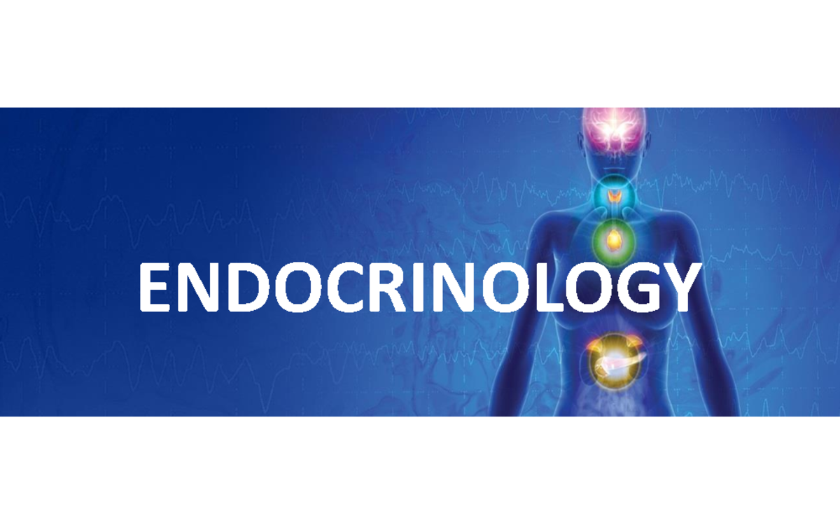 Intro - ENDOCRINOLOGY ENDOCRINOLOGY The science dealing with the ...