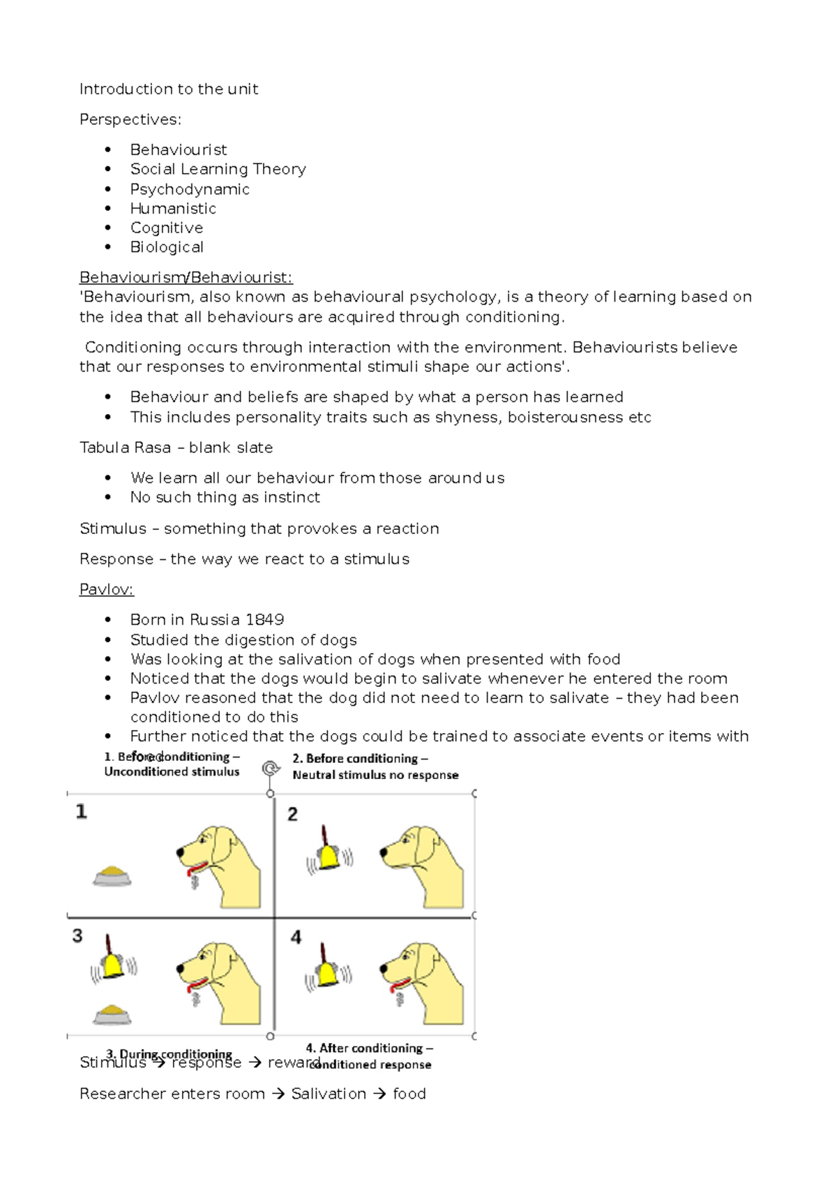 Introduction to the unit - Introduction to the unit Perspectives ...