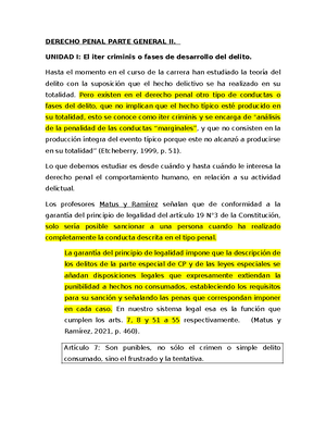 Derecho Penal Parte General II. Unidad 1, 2 y 3 - DERECHO PENAL PARTE ...