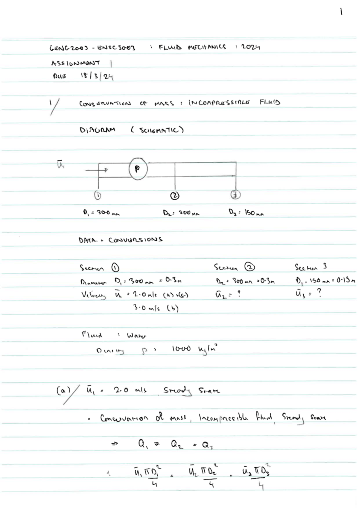 Assignment 1 worked solutions - / C o M s g n u n t i o € Of A S S C o ...