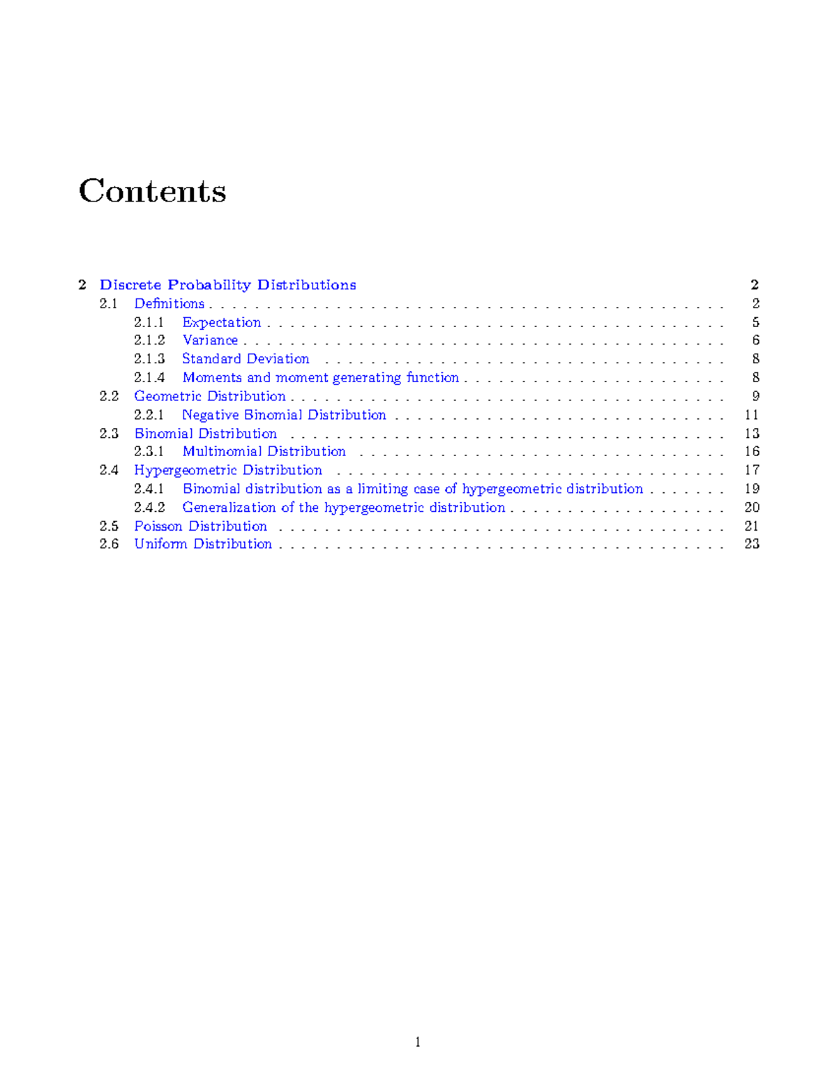 Chapter 2 - Discrete Probability Distributions - Probability and Statistics F113 - Suresh Kumar ...