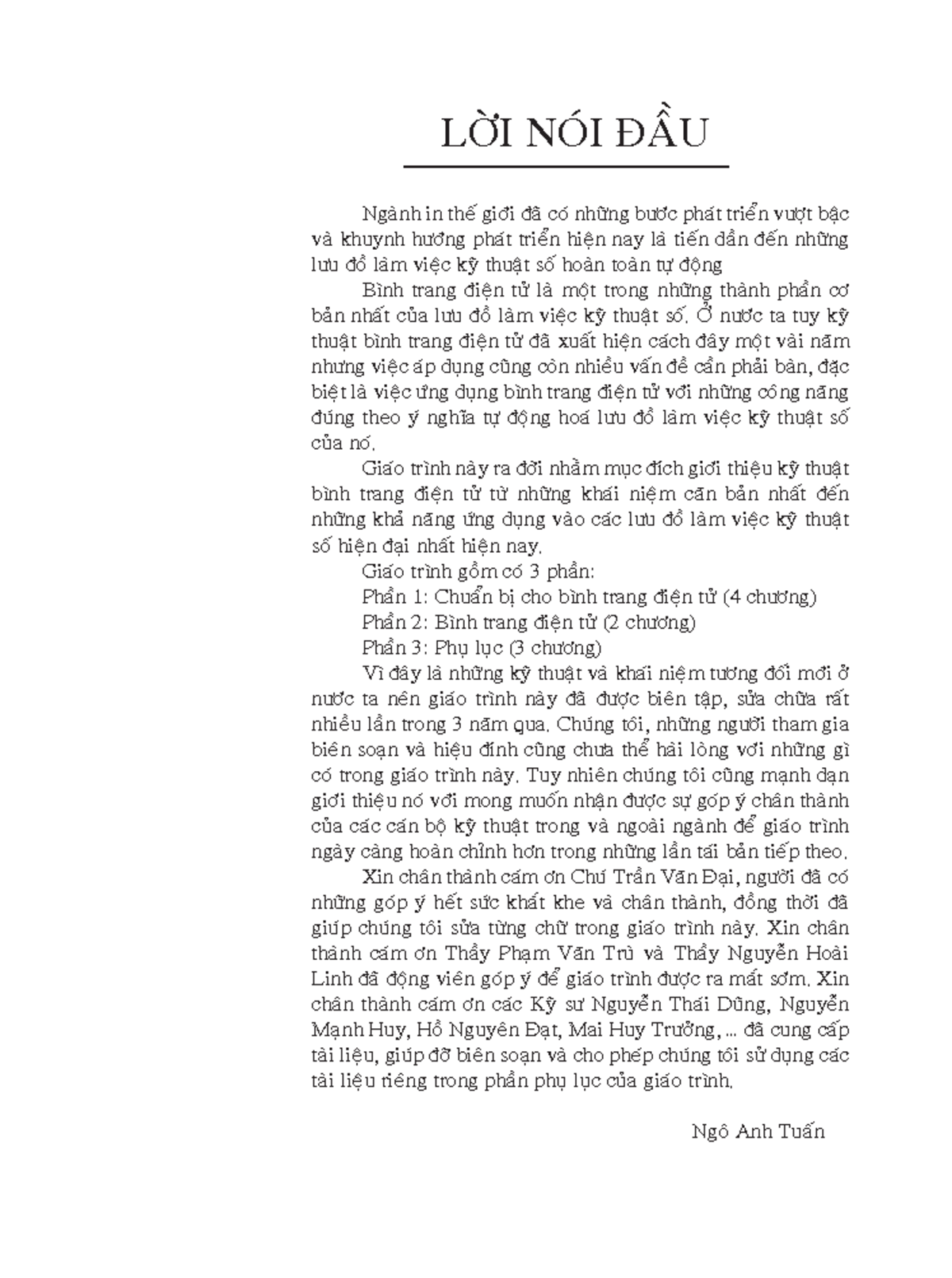 Giao Trinh TT Binh Trang Dien Tu - Ngaønh in theá giôùi ñaõ coù nhöõng ...
