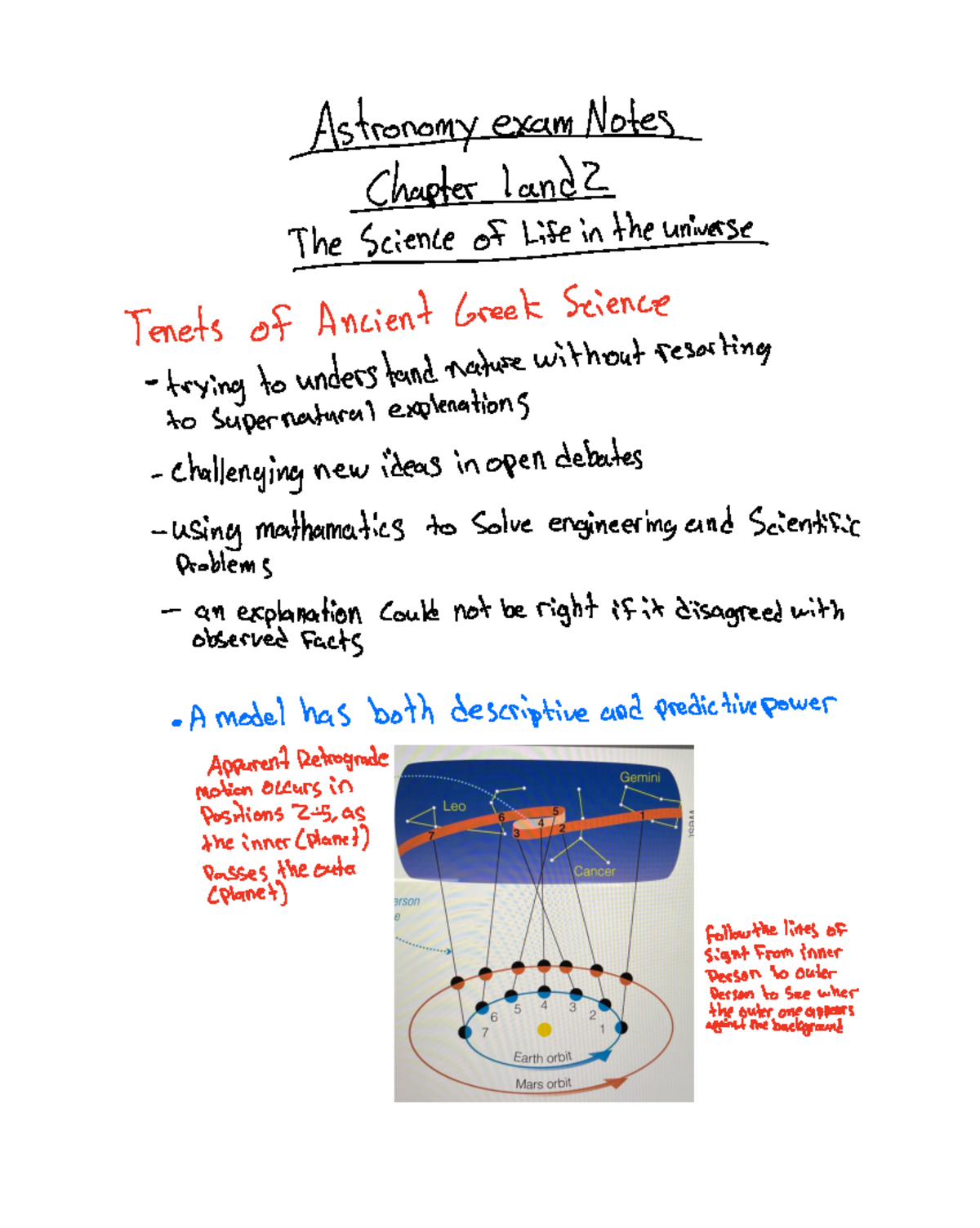 Astronomy exam notes - AstronomyexamNotesinesf tneun ####### Tenets of ...