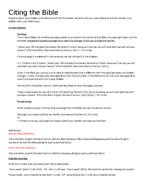 APA 6th Edition Style Guide - Grand Canyon University American ...