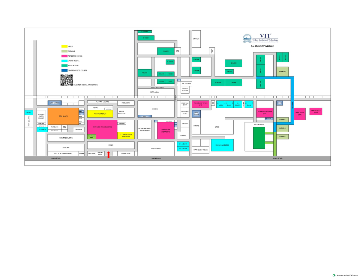 VIT FULL MAP - Vit full map - VIT STADIUM Vellore Institute of ...