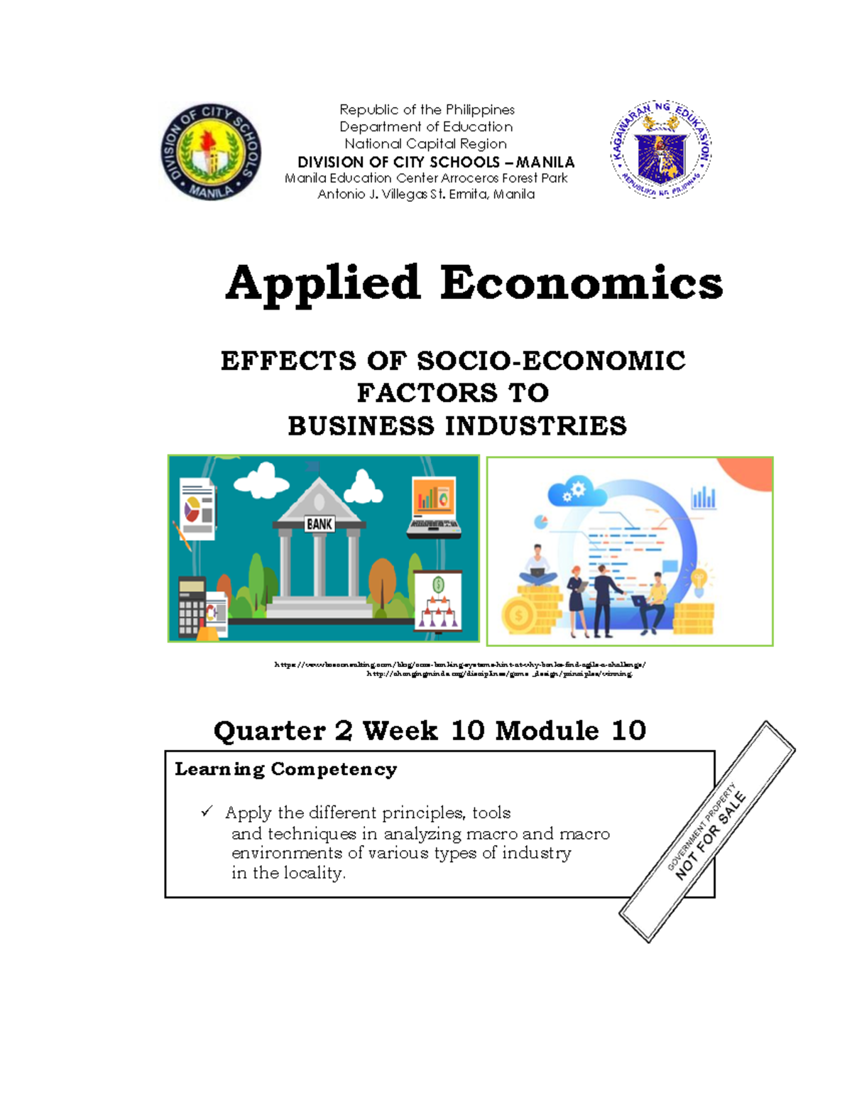 Applied- Economics-12 Q1 W1 Mod10 - Republic of the Philippines ...