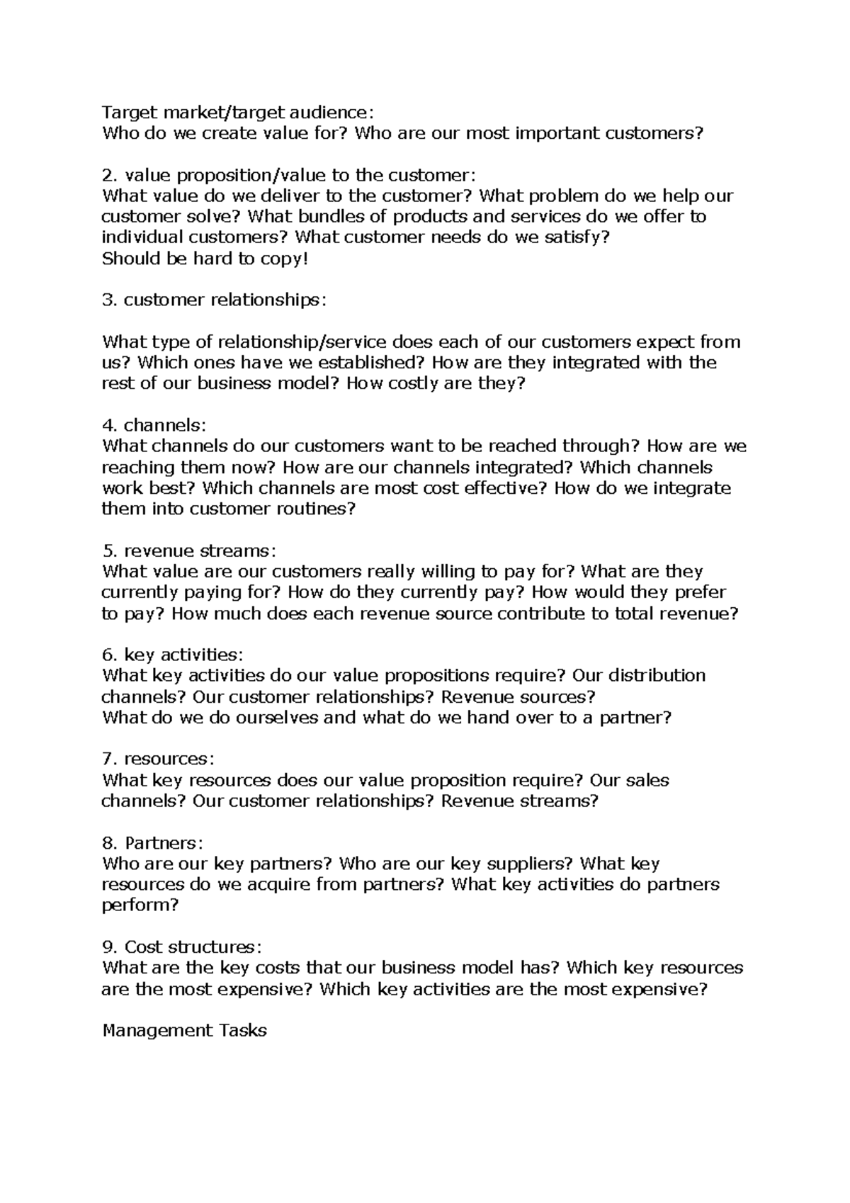 Target market - Target market/target audience: Who do we create value ...