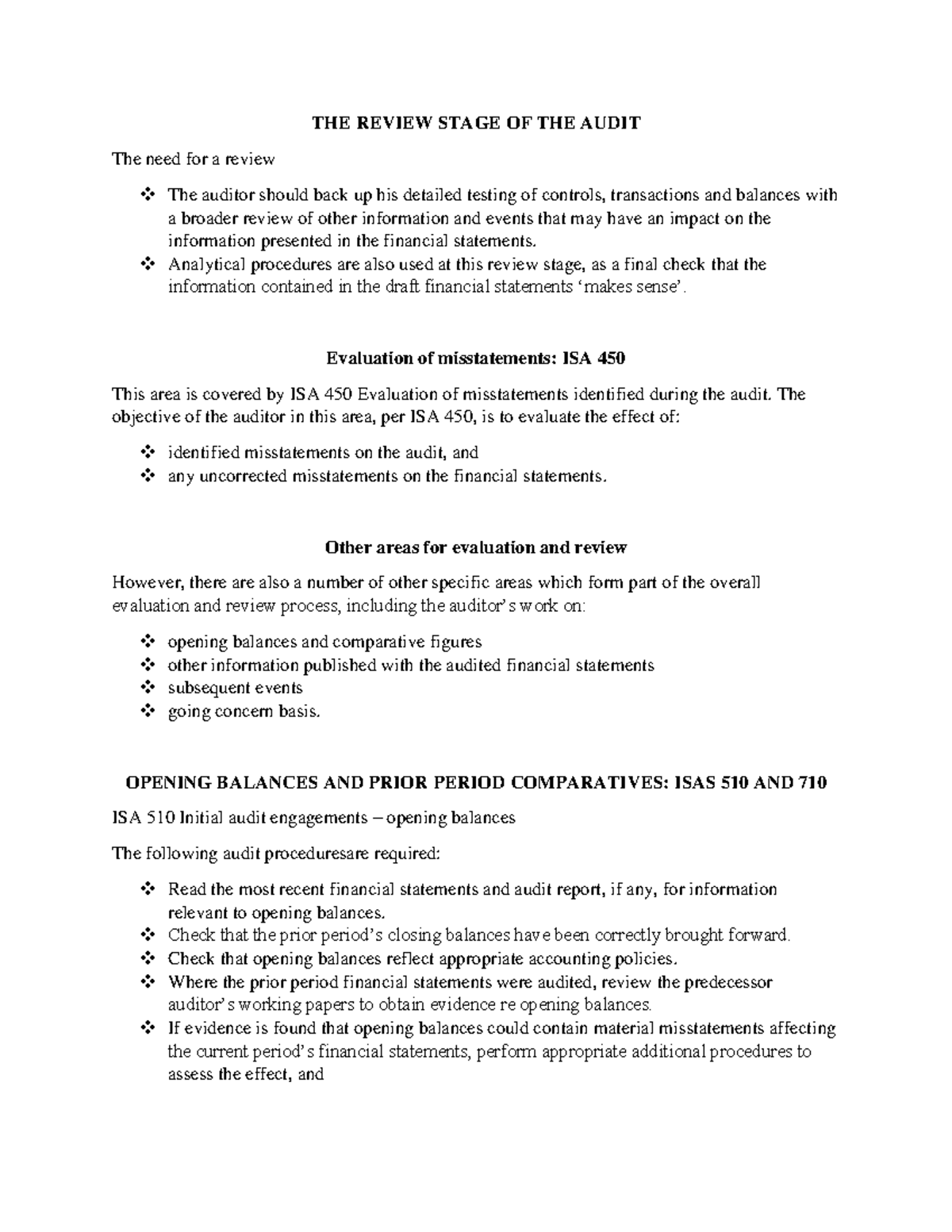 Evaluation AND Review - How to evaluate an audit work done - THE REVIEW ...