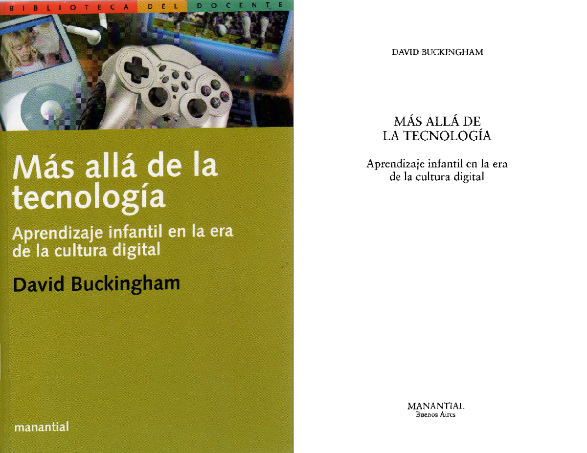 Buckingham David - 2008 - Alfabetización en medios digitales - DAVID ...
