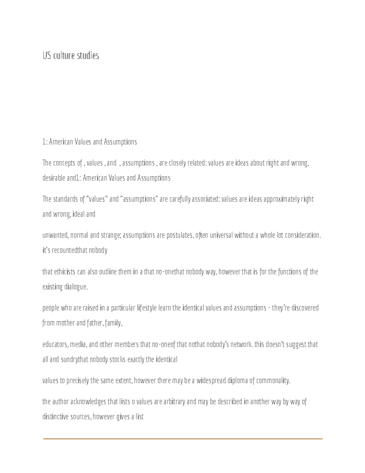 Report-1 - "American Ways: An Introduction to American Culture" by ...