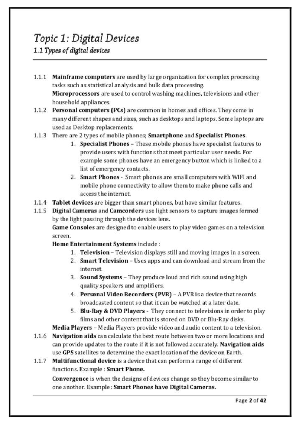 Ict notes-compressed - ict notes - Computer Science - Studocu