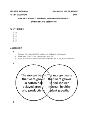 EAPP Module 5 Outlining A Reading TEXT - LEE ARNE BARAYUGA MA’AM ...