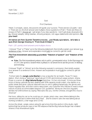 [Solved] In 1969 the Supreme Court ruled in Brandenburg v Ohio that ...