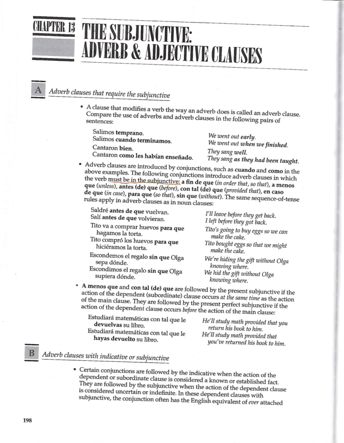 Subjuntivo con cláusulas adjetivas - ey CHAPTER 13 THE SUBJUNCTIVE: RB ...