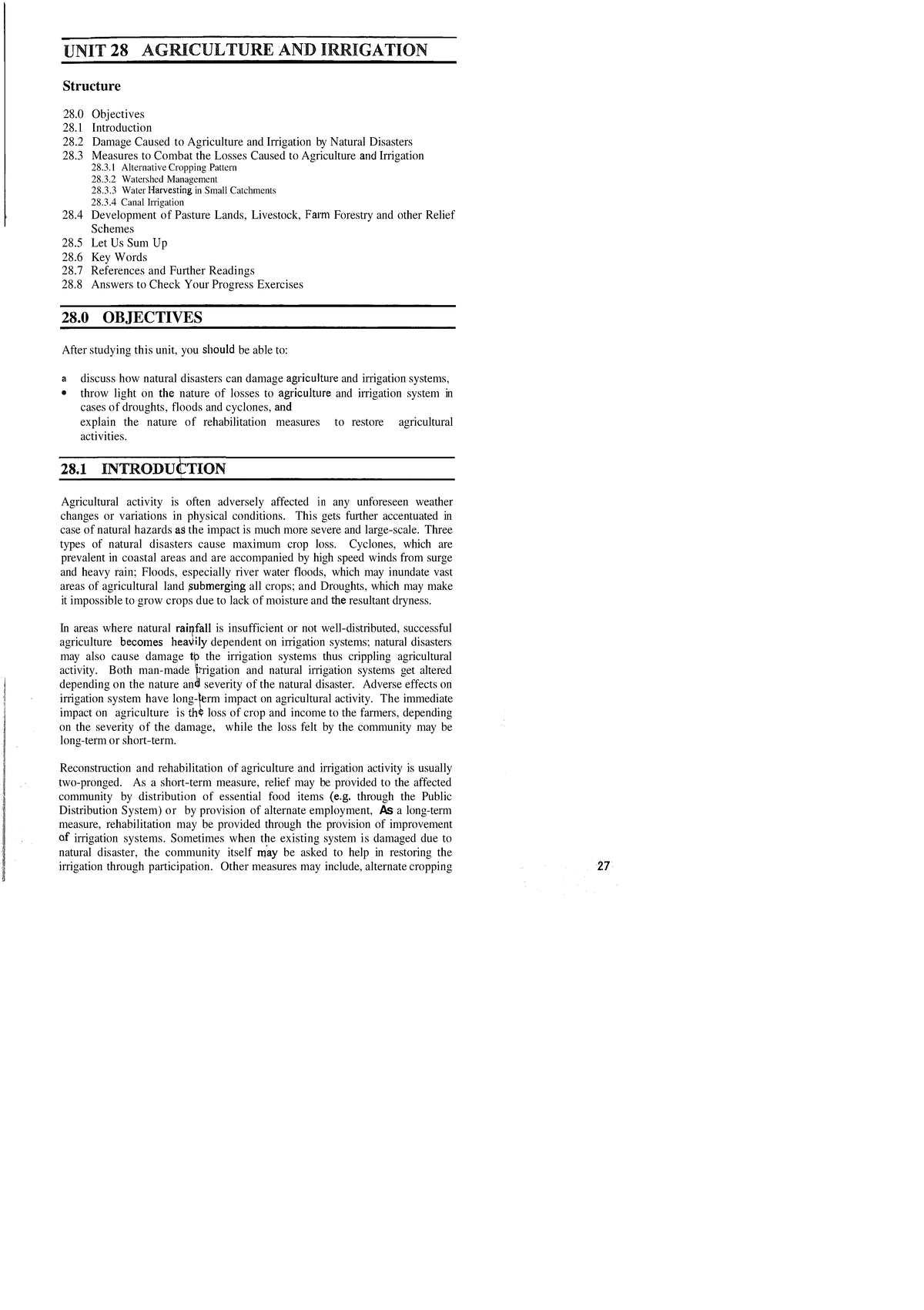 Unit-28(complete) - Read it - Structure 28 Objectives 28 Introduction ...