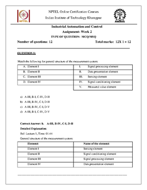 Week 1 Assignment 1 Solution 1 - NPTEL Online Certification Courses ...