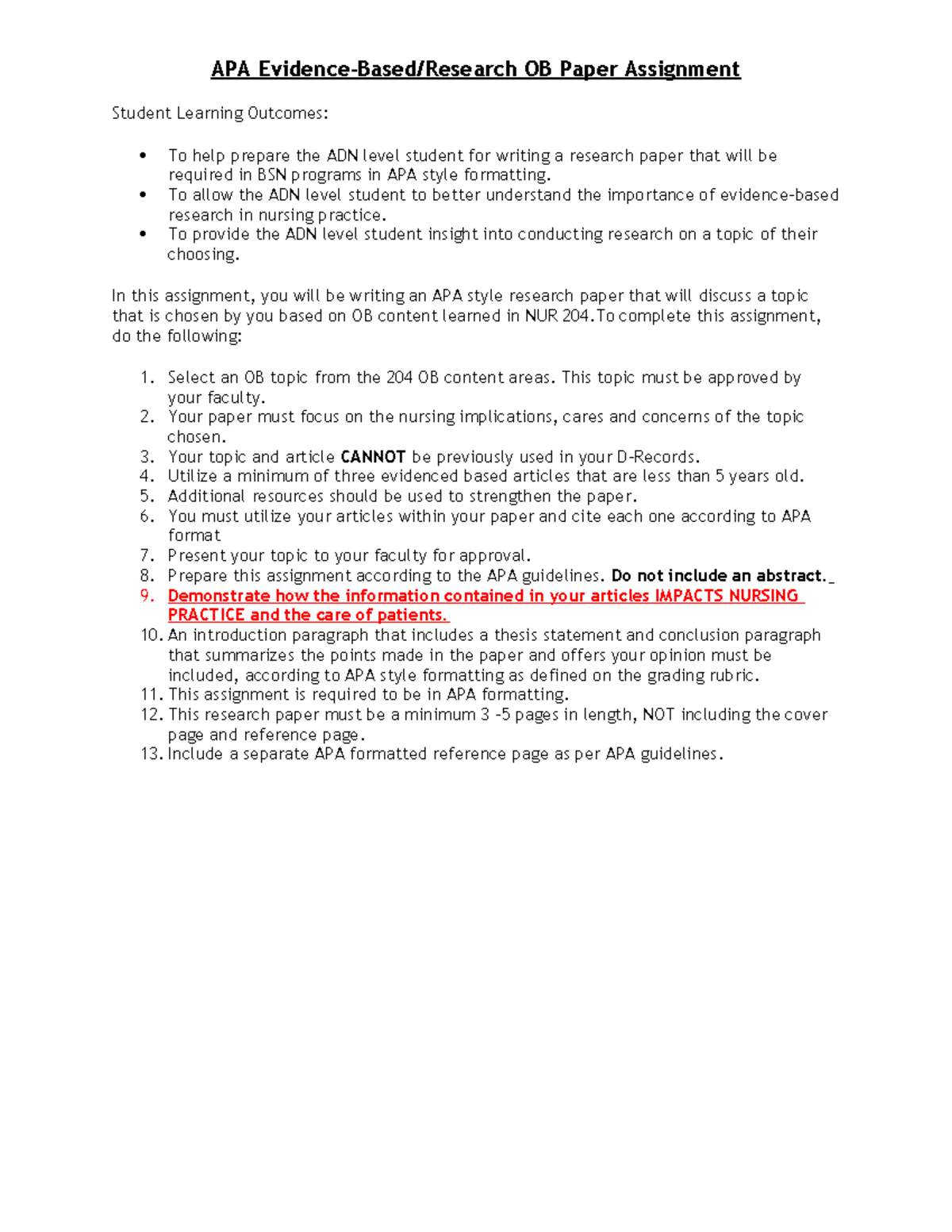 1702155773 Mtv0o - Work - APA Evidence-Based/Research OB Paper ...