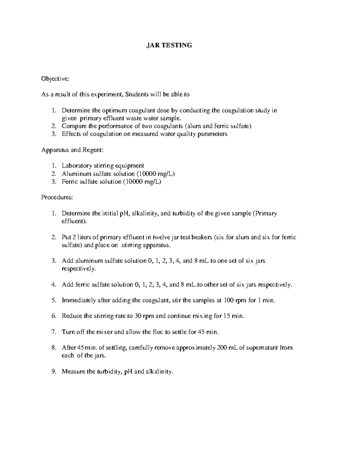 Jar+testing question sdata - JAR TESTING Objective: As a result of this ...