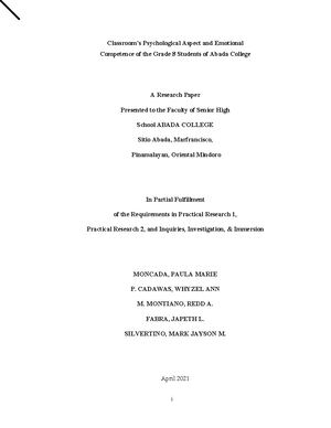 Thesis- Title- Proposal - THESIS TITLE PROPOSAL: “The Impact of Oil ...