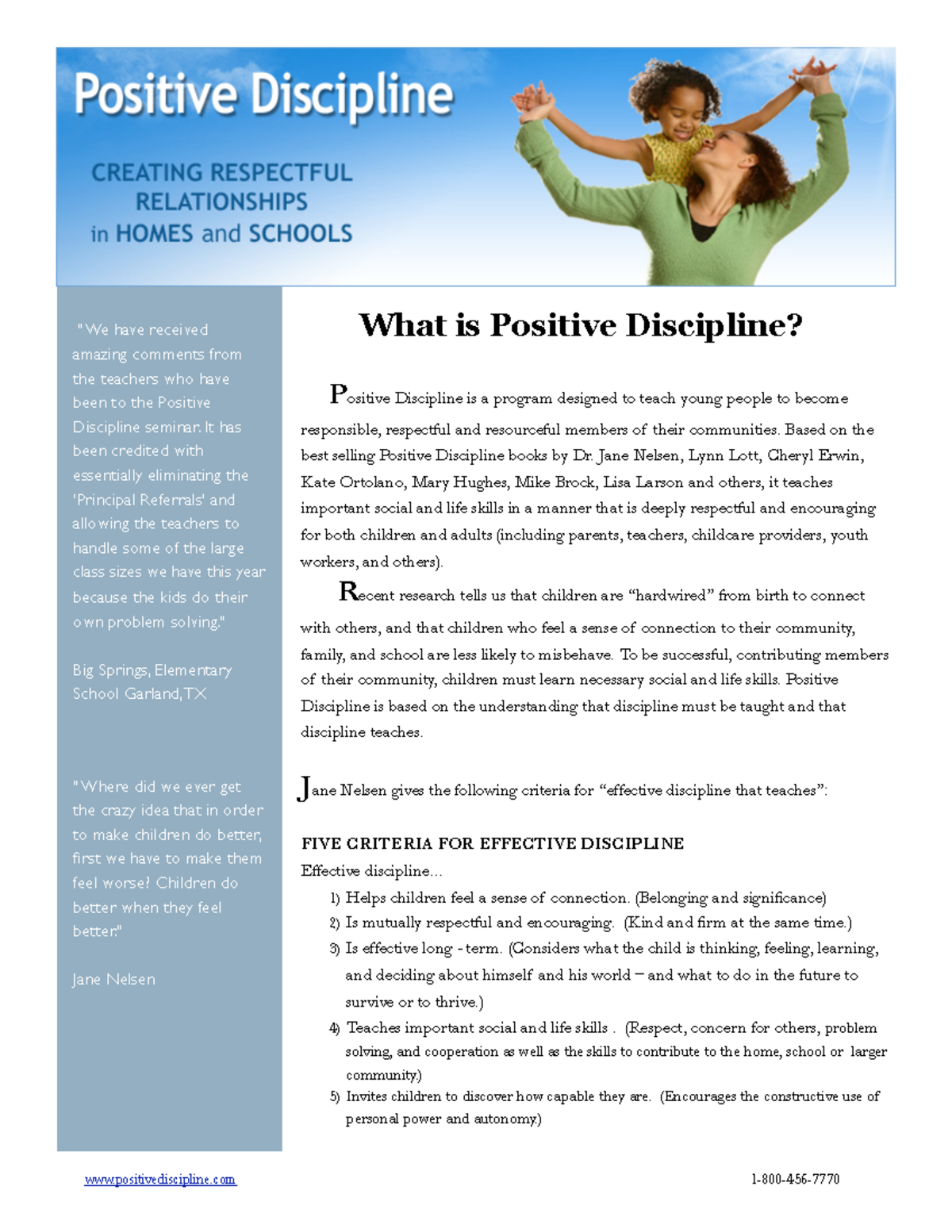 What is positive discipline - What is Positive Discipline? Positive ...