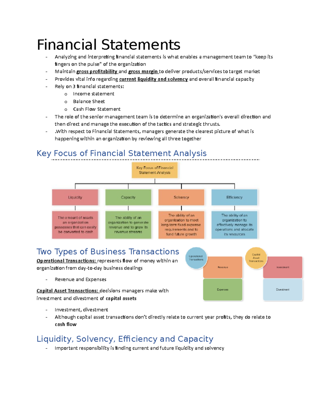 CHP14 - Financial Statements Analyzing and interpreting financial ...