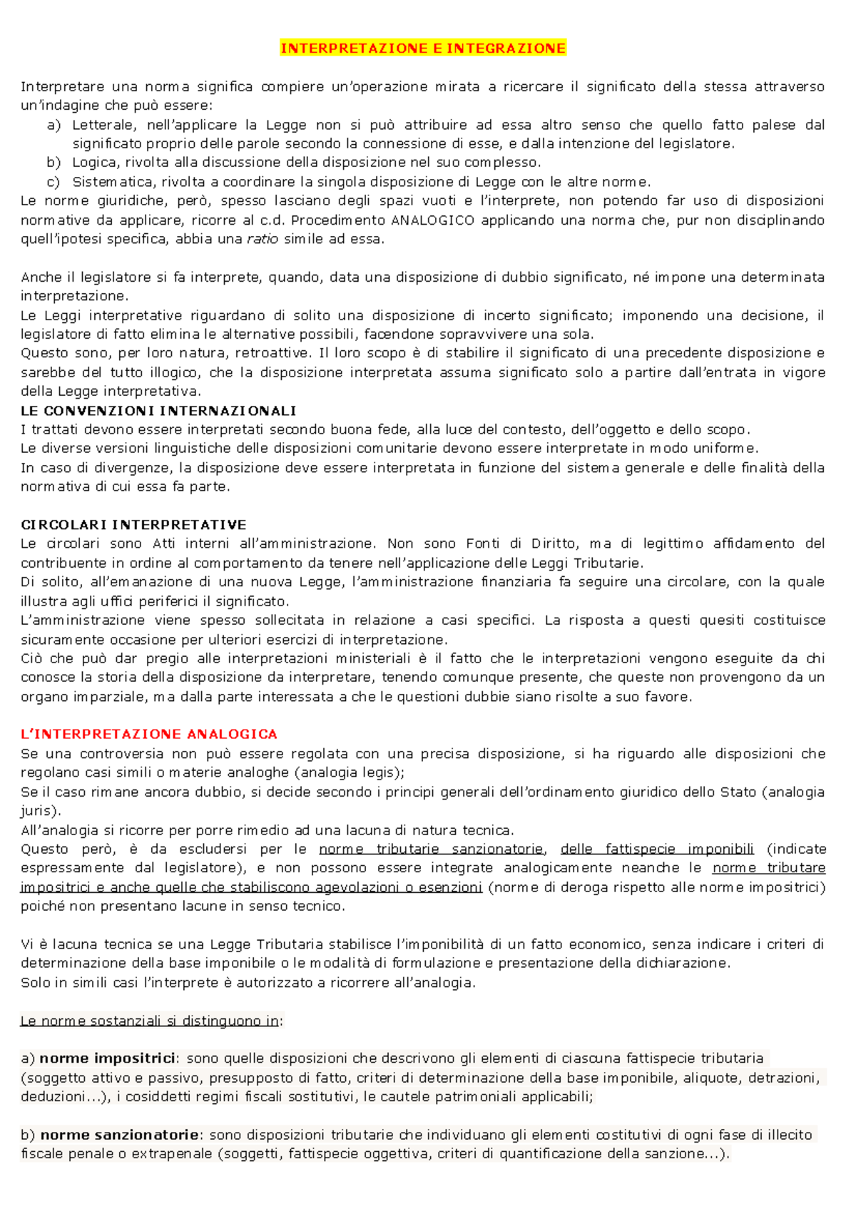 Cap.3 Interpretazione e Integrazione - INTERPRETAZIONE E INTEGRAZIONE ...