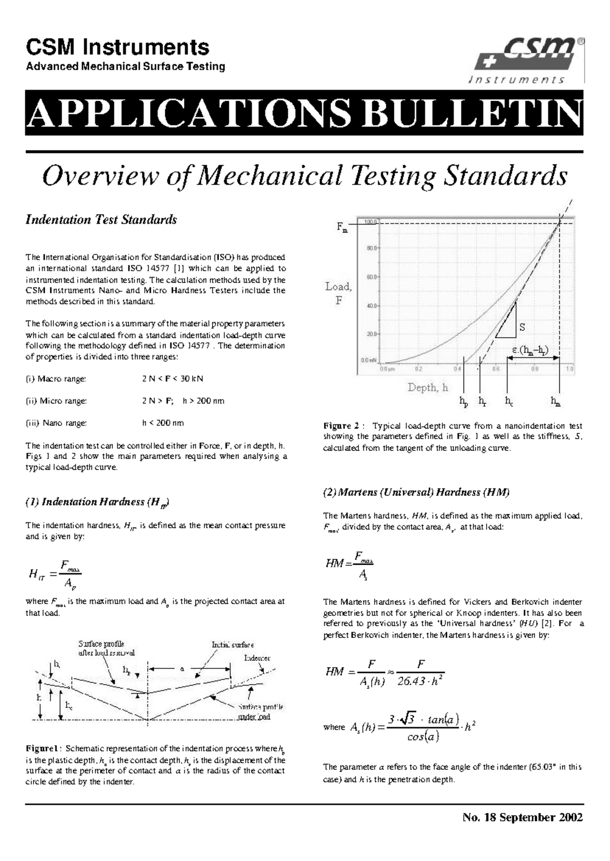Scratch-tribo - scratch tests and tribology - CSM Instruments Advanced ...