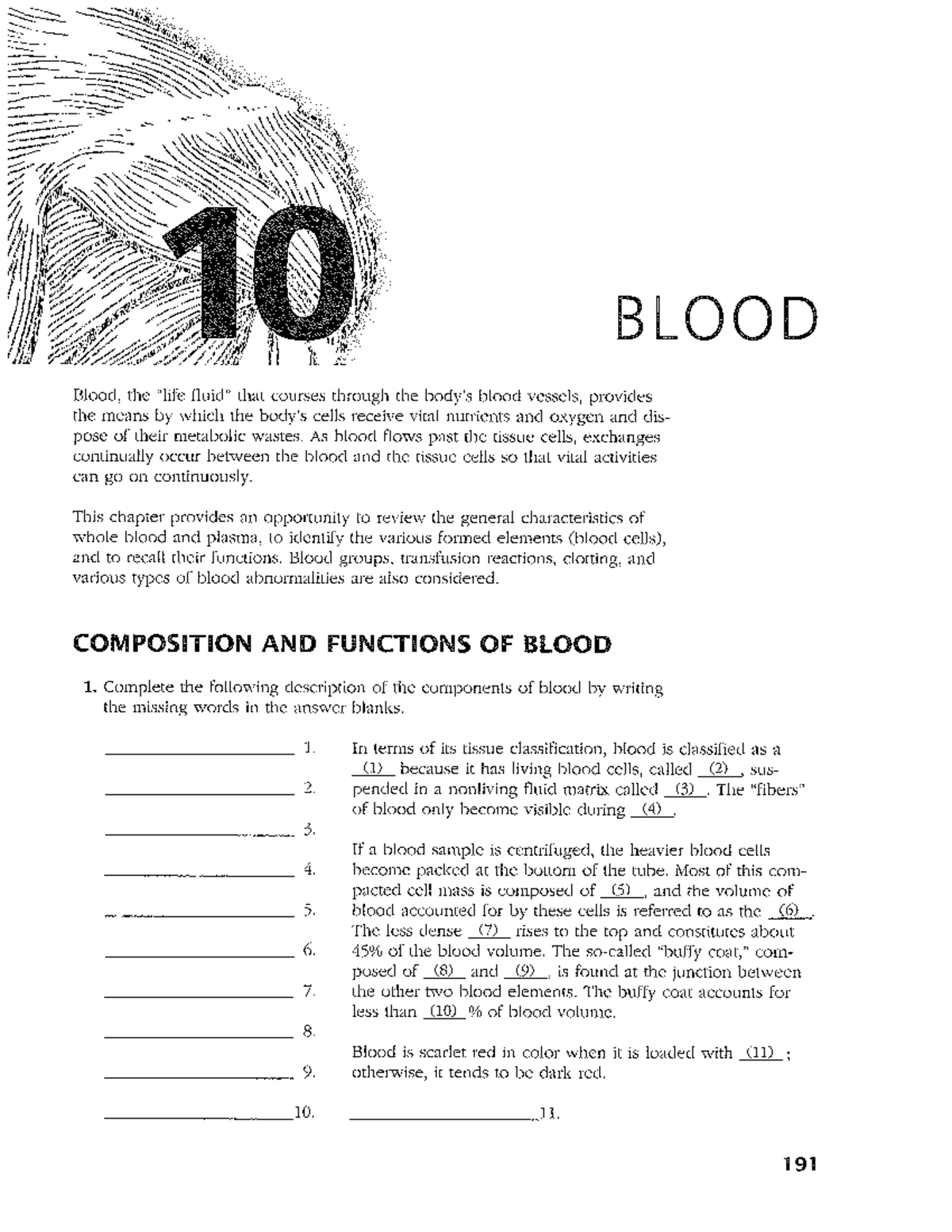 Worksheet Blood - MHS1102 - Studocu