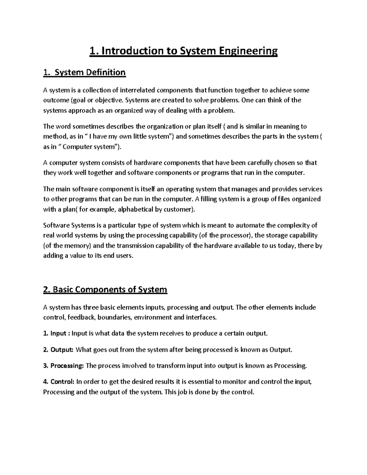 1. Intorduction to System Engineering - 1. Introduction to System ...